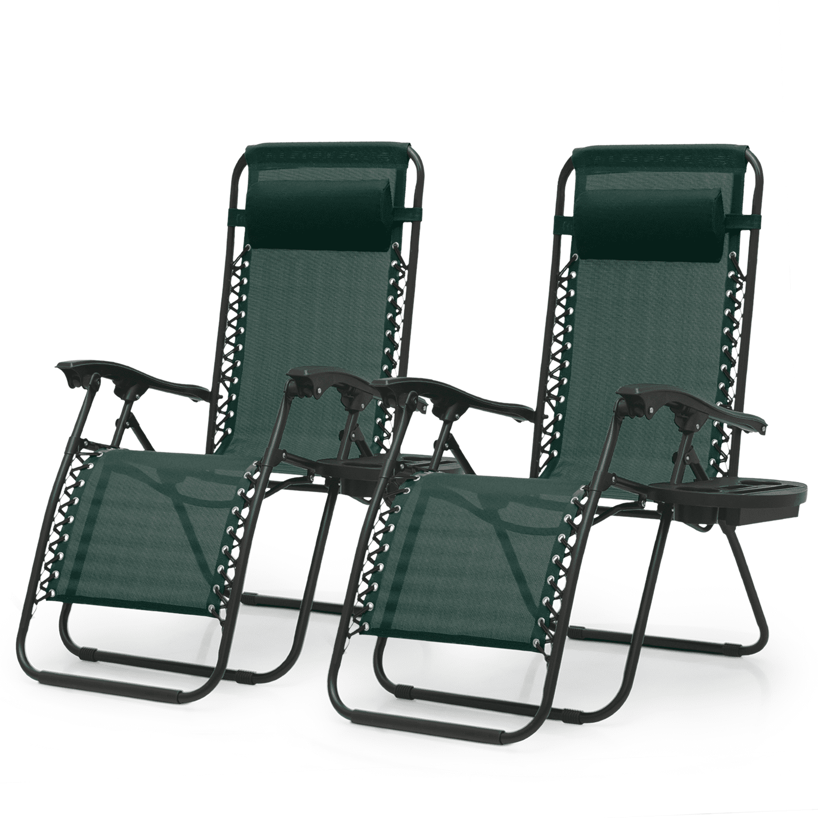 Magshion Patio Zero Gravity Chair Set of 2, Folding Adjustable ...