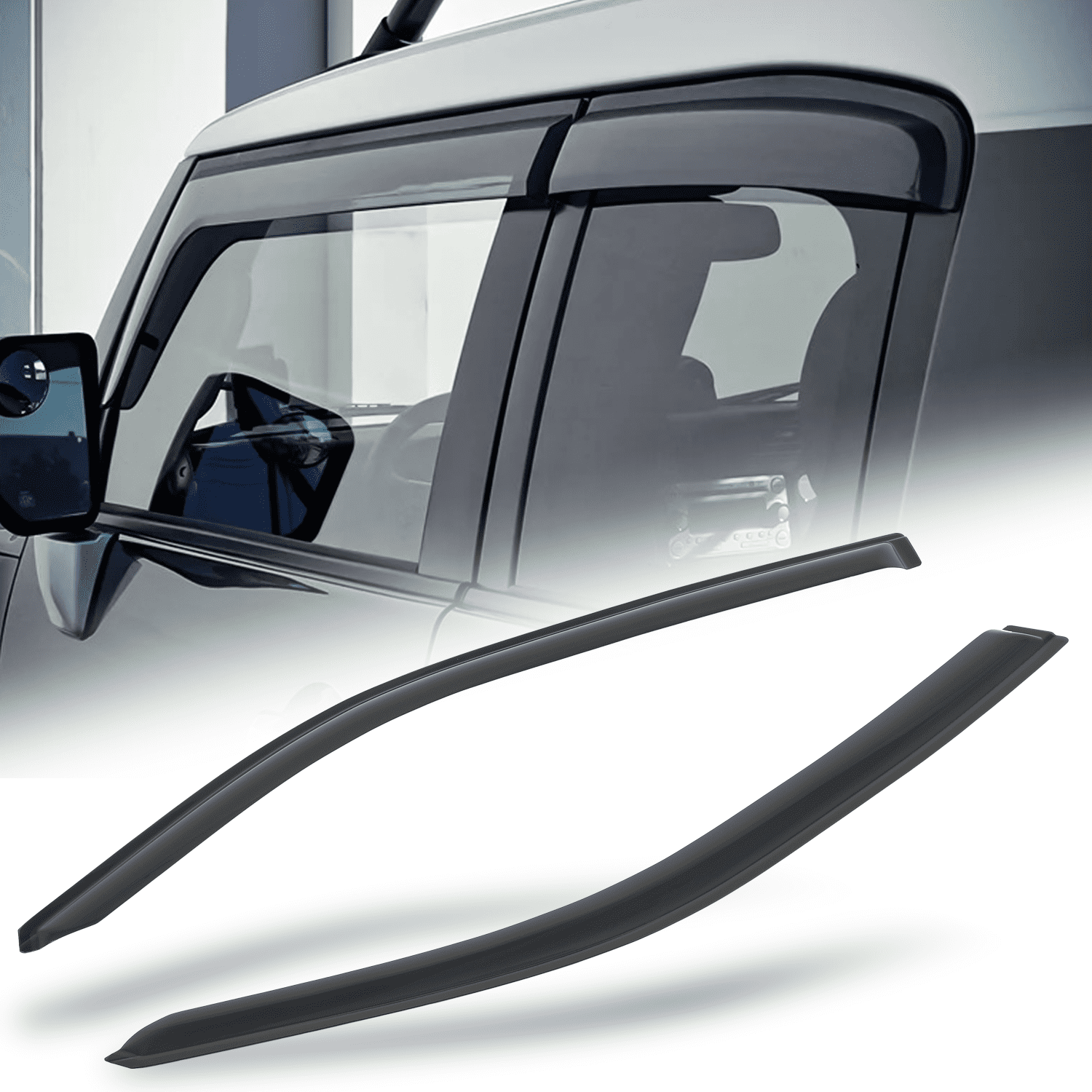 Magshion 2Pcs Window Visor Shade Vent Wind Deflector for 95-05 ...