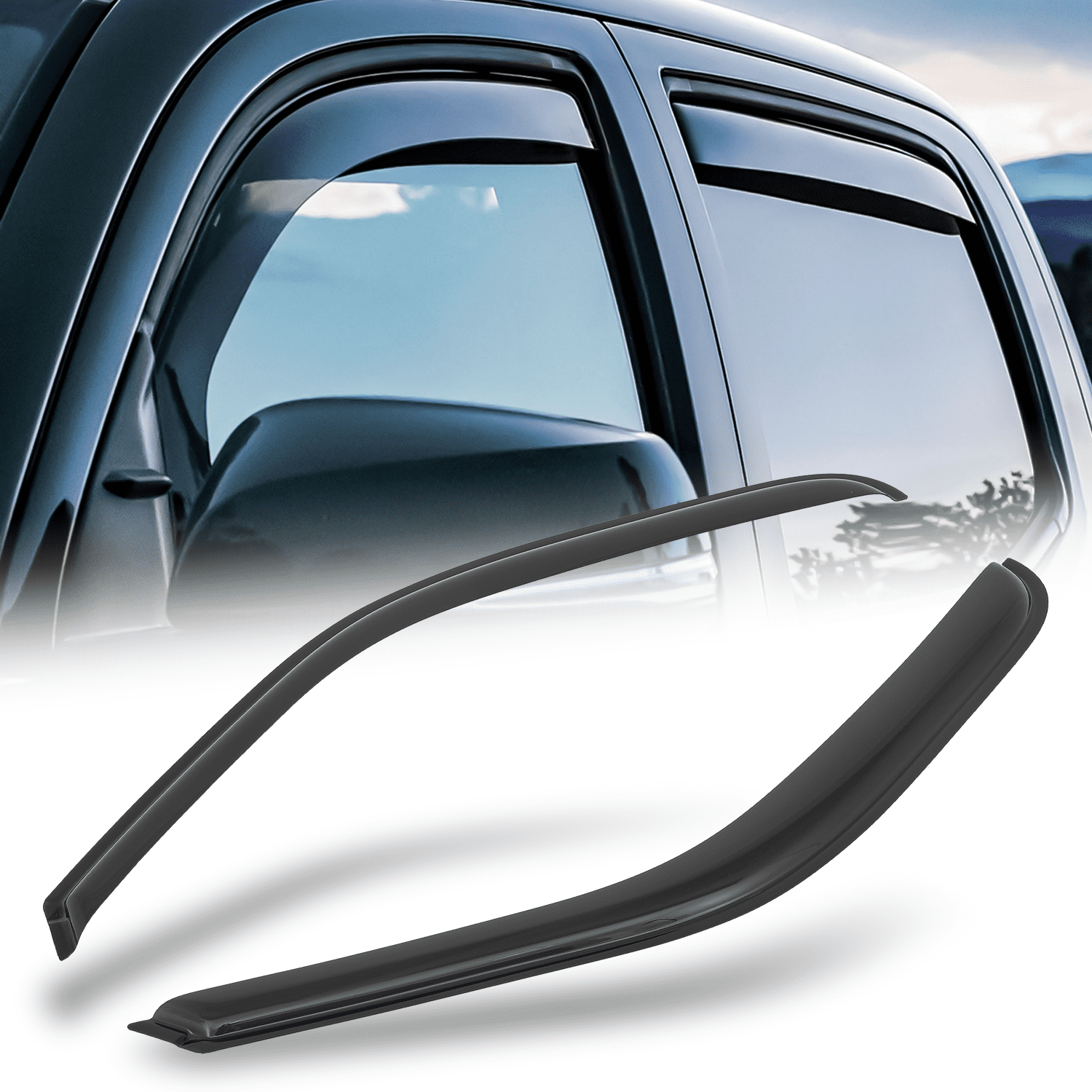 Magshion 2Pcs Window Visor Shade Vent Wind Rain Deflector for 2000 2001 ...