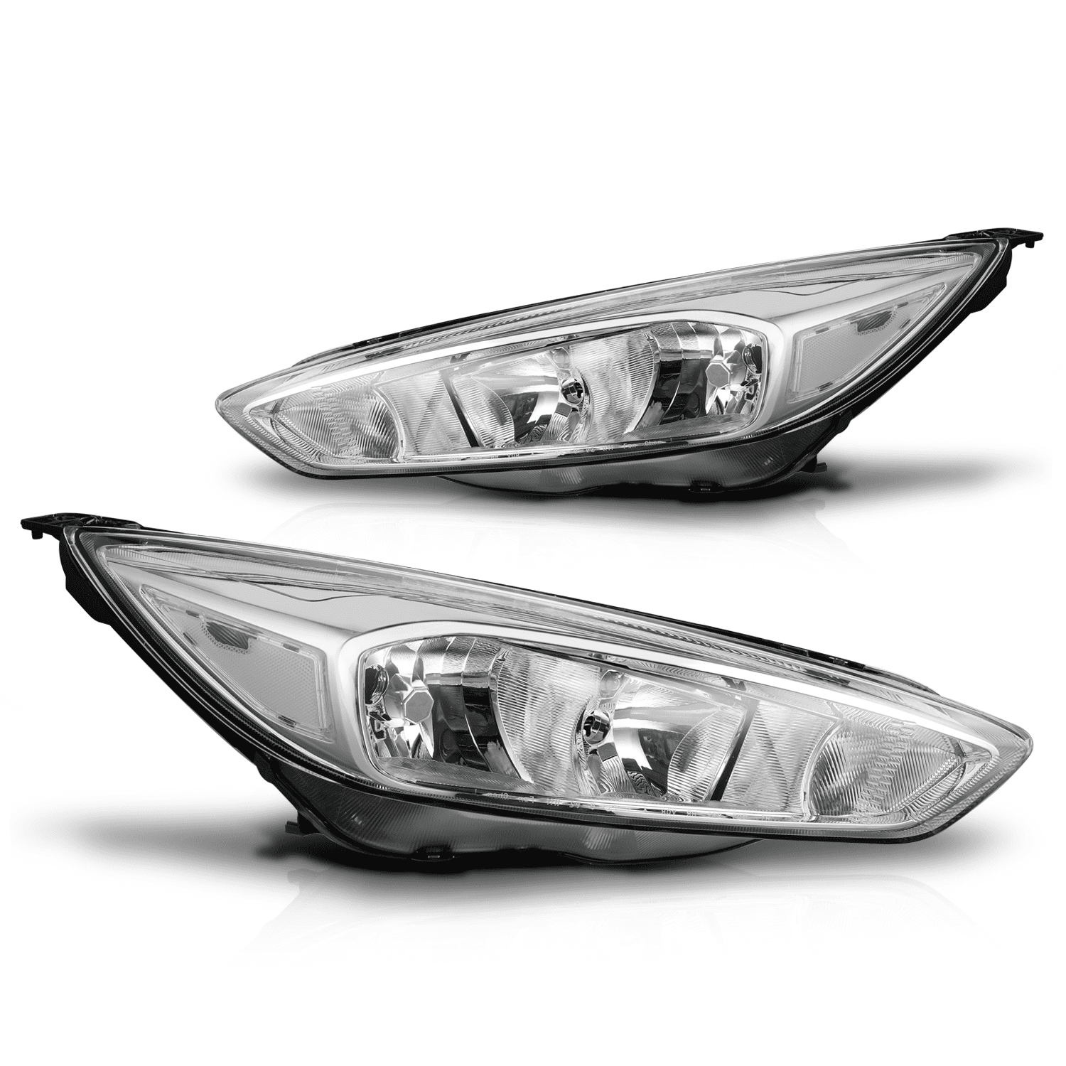 Magshion 2X Headlights Assembly for Ford Focus S Sedan 2015-2018, Ford ...