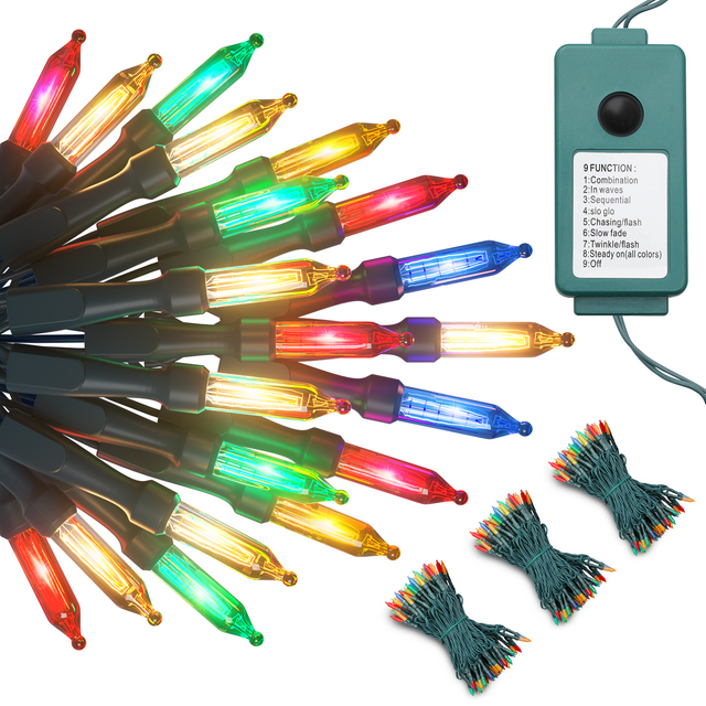 Magshion 3 Pack 43Ft Fairy Lights with 100 Replaceable LED Bulbs,8 Mode ...