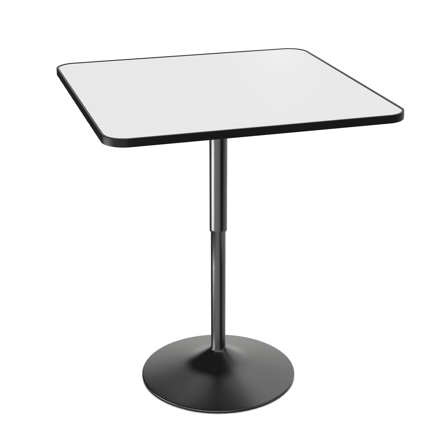 Magshion 31.5" Pub Table, Bistro Rectangle Adjustable Height Bar Table ...