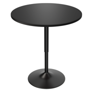 Econoco GPR12 32 - 48 H in. Adjustable Round Glass Pedestal - Walmart.com