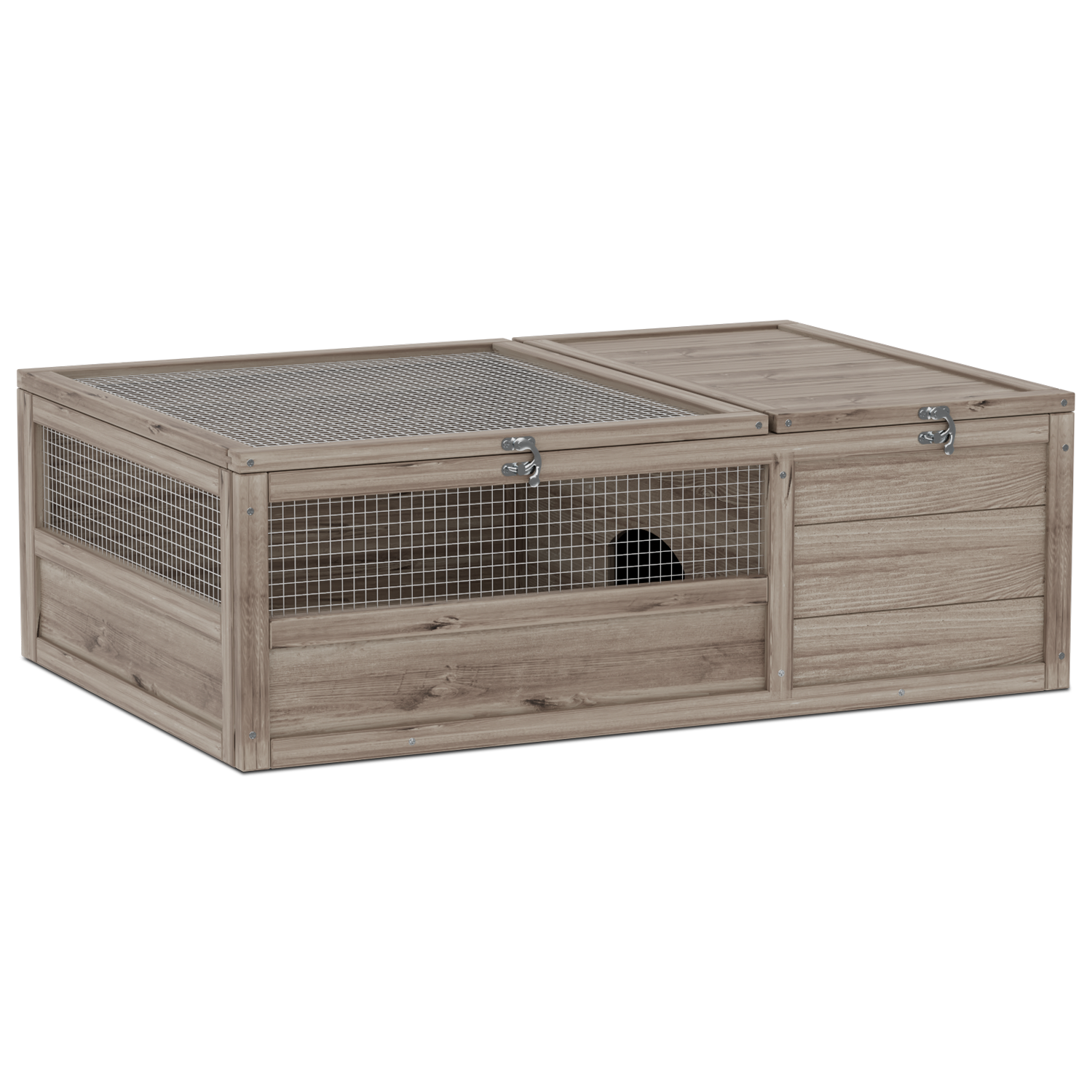 YML WNB4 Wooden Nest Box for Outside Mount with Dowel - Walmart.com