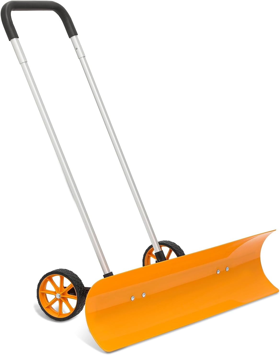 Magshion 38-Inch Snow Pusher for Driveway, Large Snow Pusher with ...