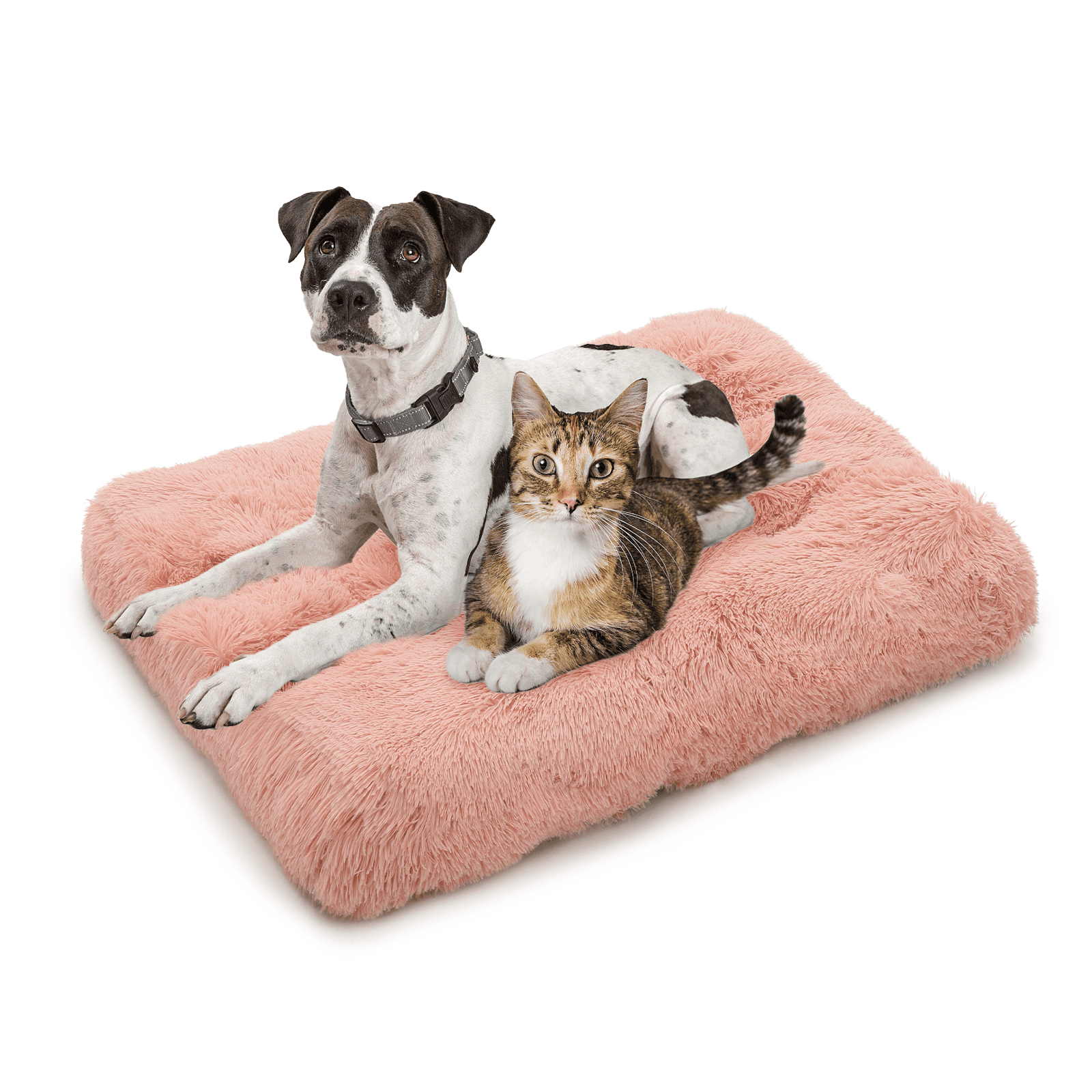 Magshion 40.5" Rectangle Long Plush Pet Bed for Small Medium Large Dogs ...