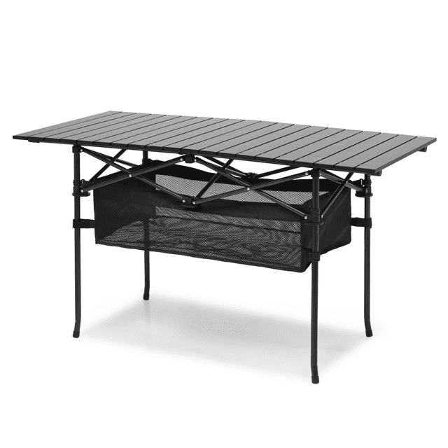 "Magshion 40"" Collapsible Portable Metal Camping Table with Carry Bag ...