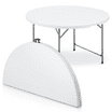 Free Shipping! Magshion 5.5FT Round Folding Table, Heavy Duty Plastic ...