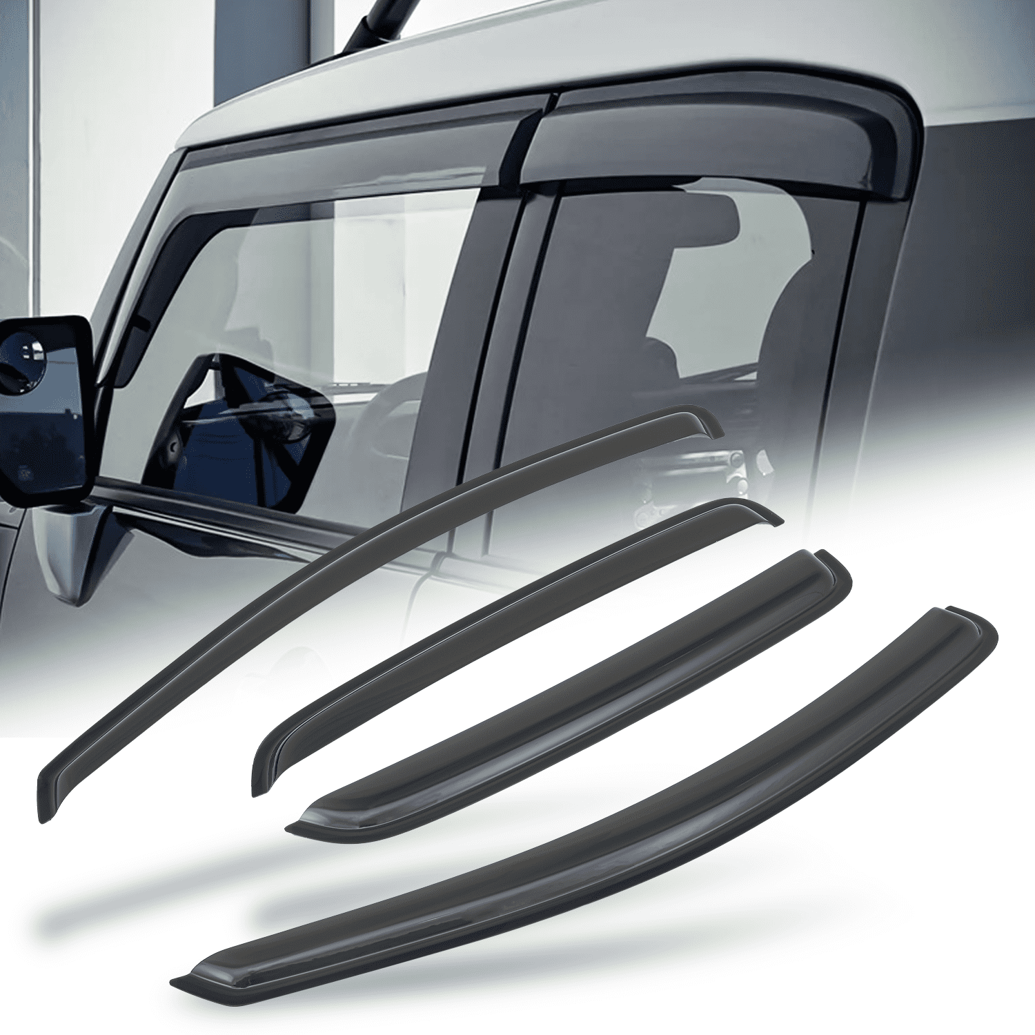 Magshion 4Pcs Smoke Window Visor Shade Vent Wind Rain Deflector for ...