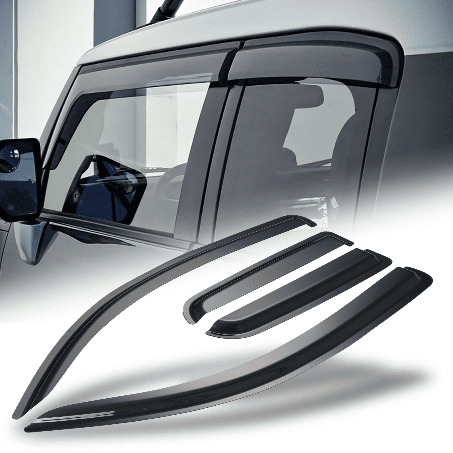 Magshion 4Pcs Window Visor Shade Vent Rain Wind Deflector for 2007 2008 ...