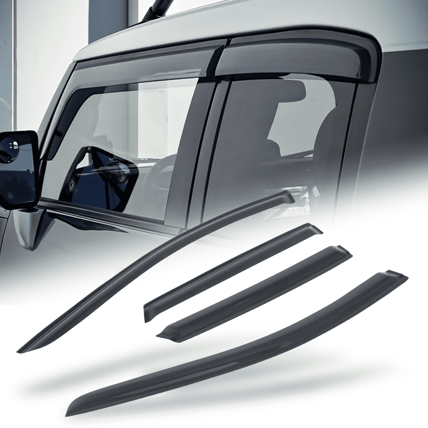 Magshion 4Pcs Window Visor Shade Vent Sun Rain Deflector Guard for 07 ...