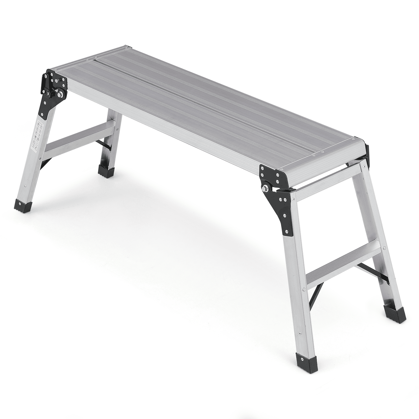 Magshion 51" Aluminum Step Stool Folding Bench Work Platform Non-Slip ...