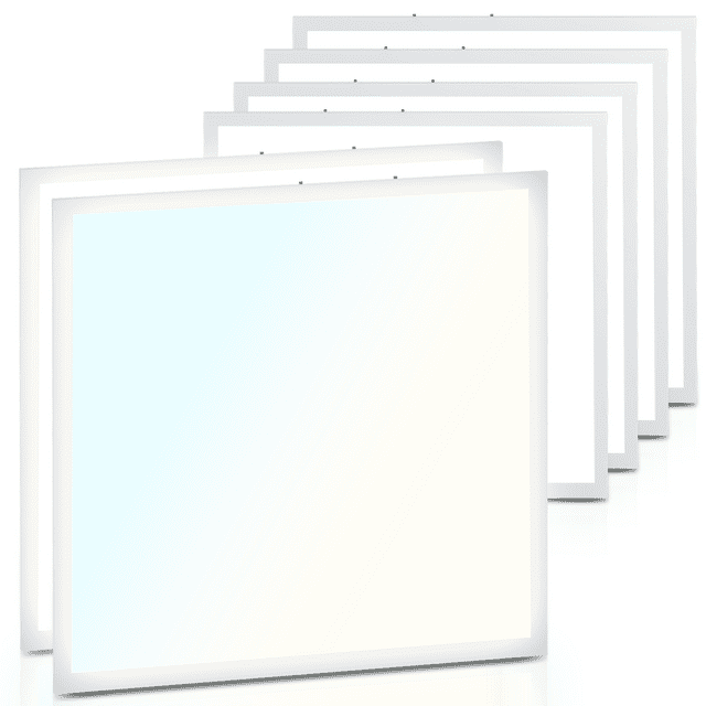Magshion LED Flat Panel Light 6 Piece Set, 2x2, Dimmable, 4400LM, 3000K ...