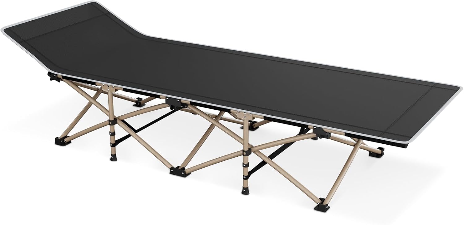 Magshion 75" Camping Cot for Adults, Folding Sleeping Cot, Lightweight ...