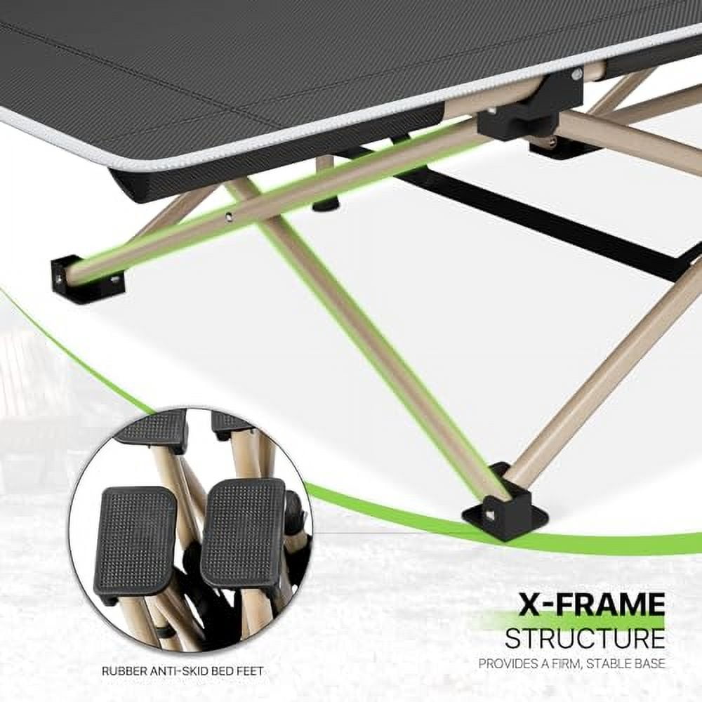 Magshion 75" Camping Cot for Adults, Folding Sleeping Cot, Lightweight ...