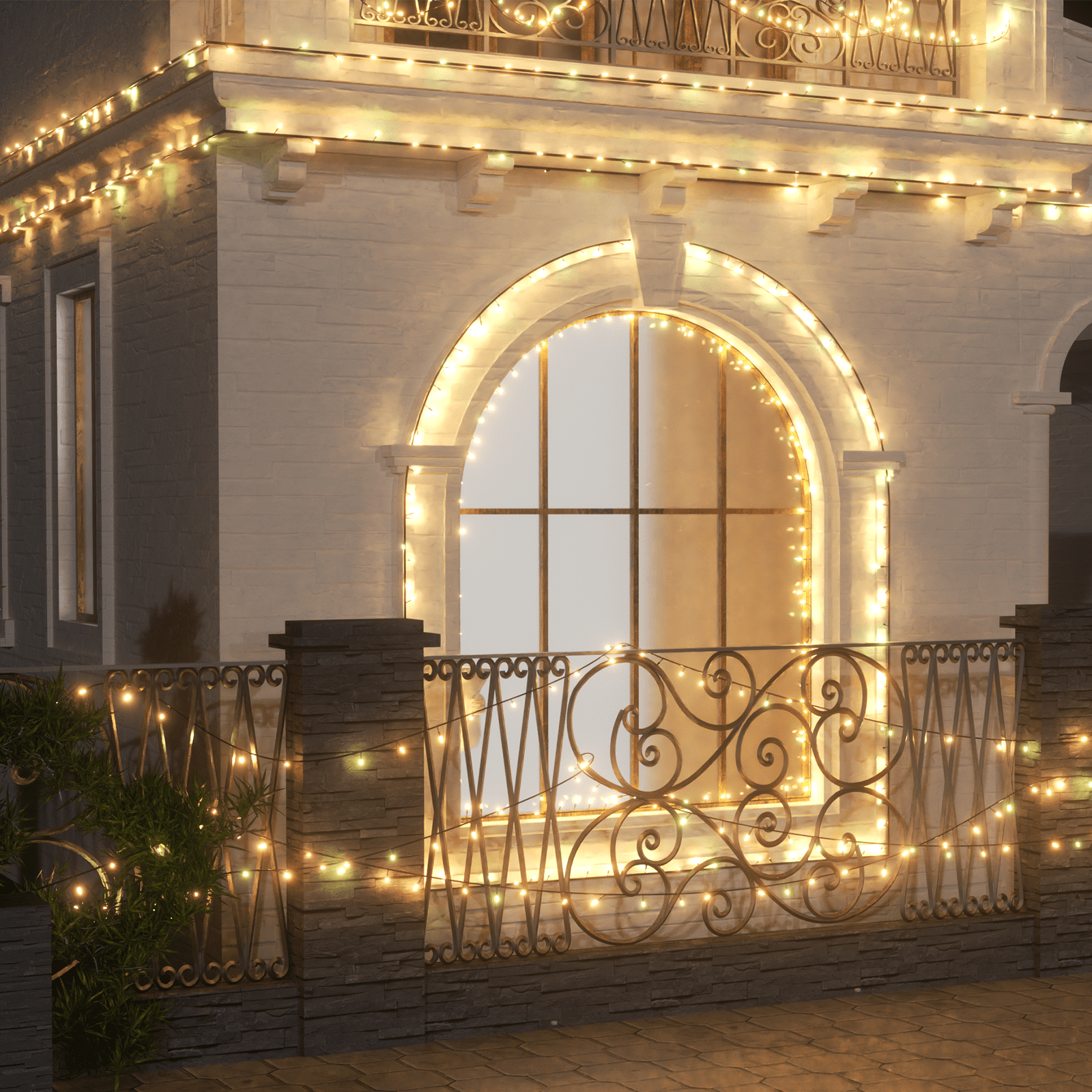 Magshion 75ft Reusable Christmas String Lights with 200 Irreplaceable ...