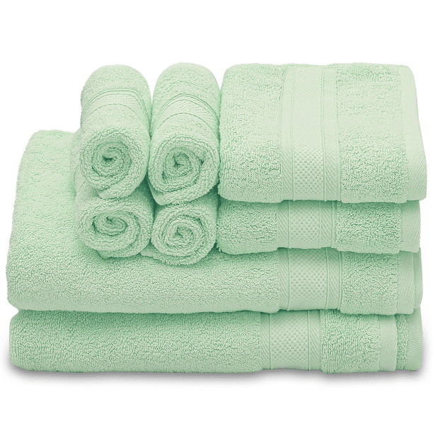Mint colored towels store
