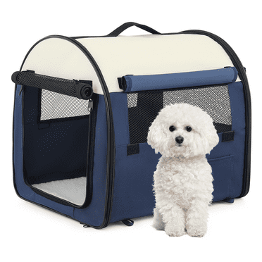 ZBH Collapsible Kennel, Foldable Travel Dog Crate, Portable Cat Cage ...