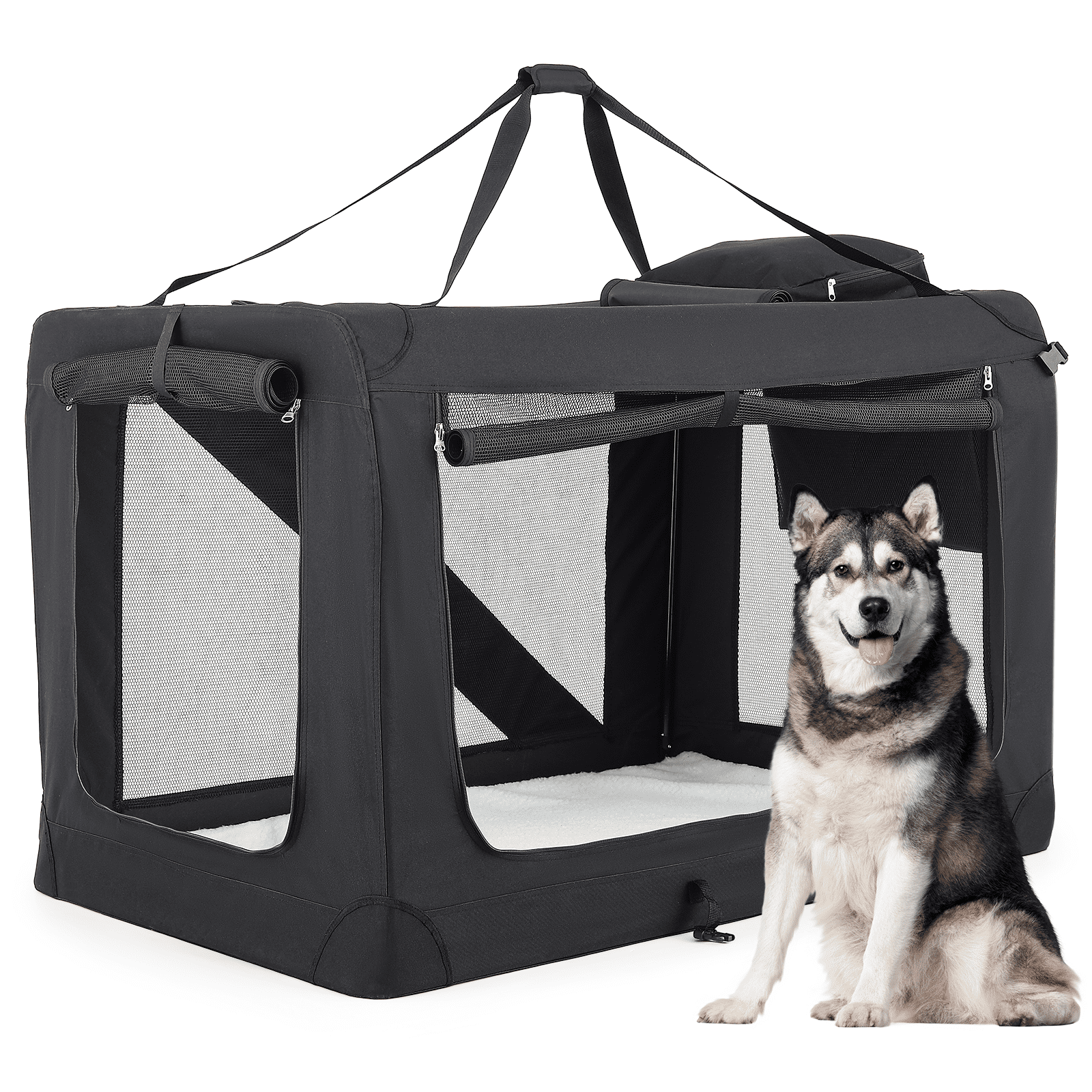 Magshion Collapsible Soft-Sided Dog Crate for Large to Extra Large Dog ...