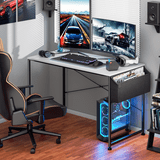 Magshion Computer Desk 47 Inches with Storage Bag, Student Laptop ...