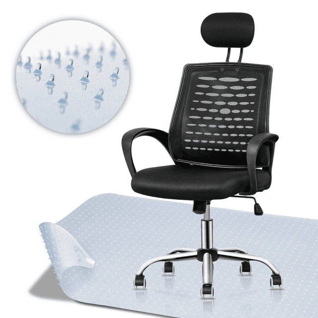 Magshion Ergonomic High-Back Mesh Office Chair & Protective Floor Mat ...