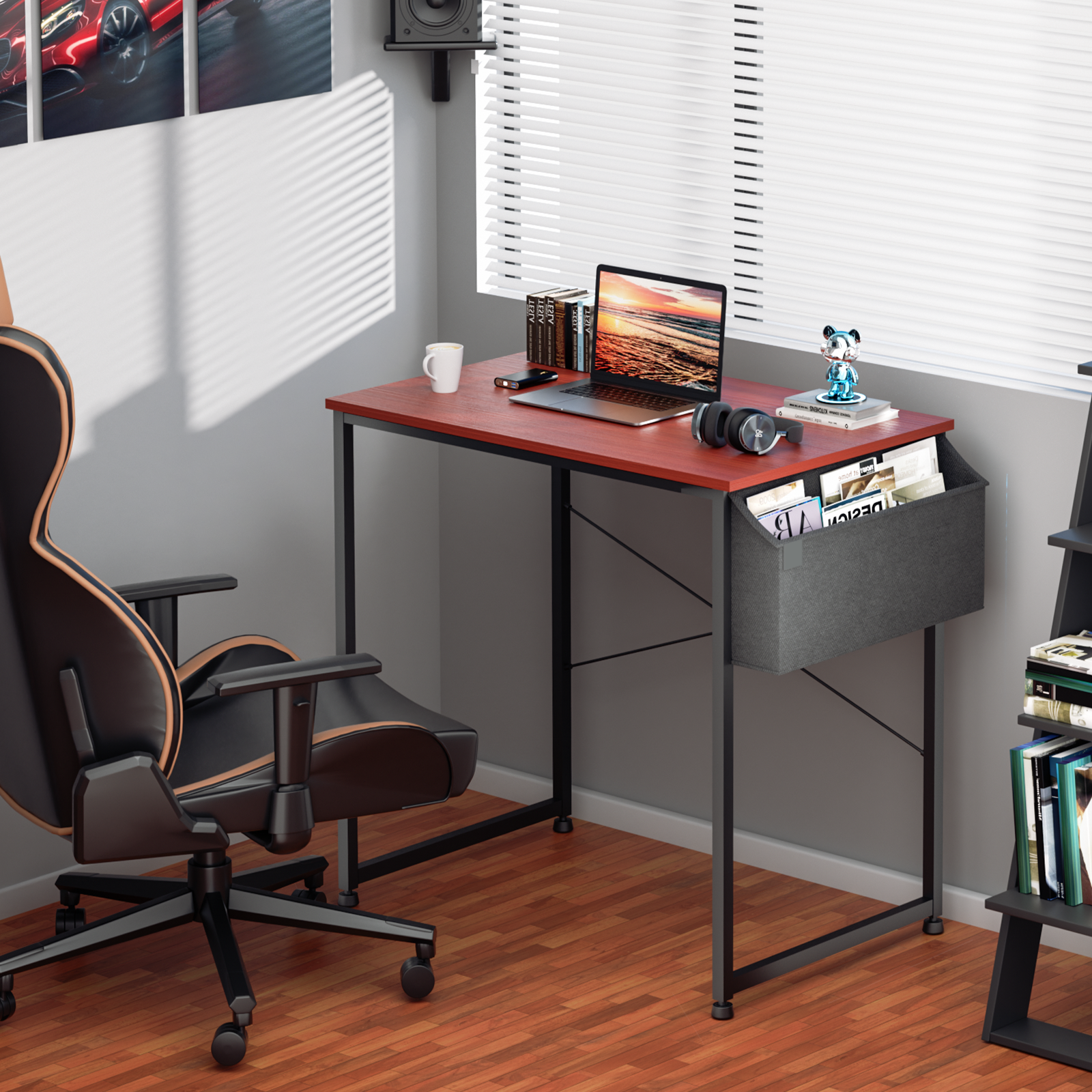 Magshion Computer Writing Desk Home Office, with Storage Bag, 32 ...