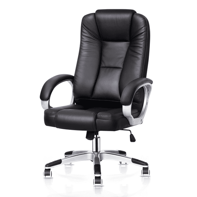 Magshion Ergonomic High Back Executive Chair, PU Leather, Lumbar ...
