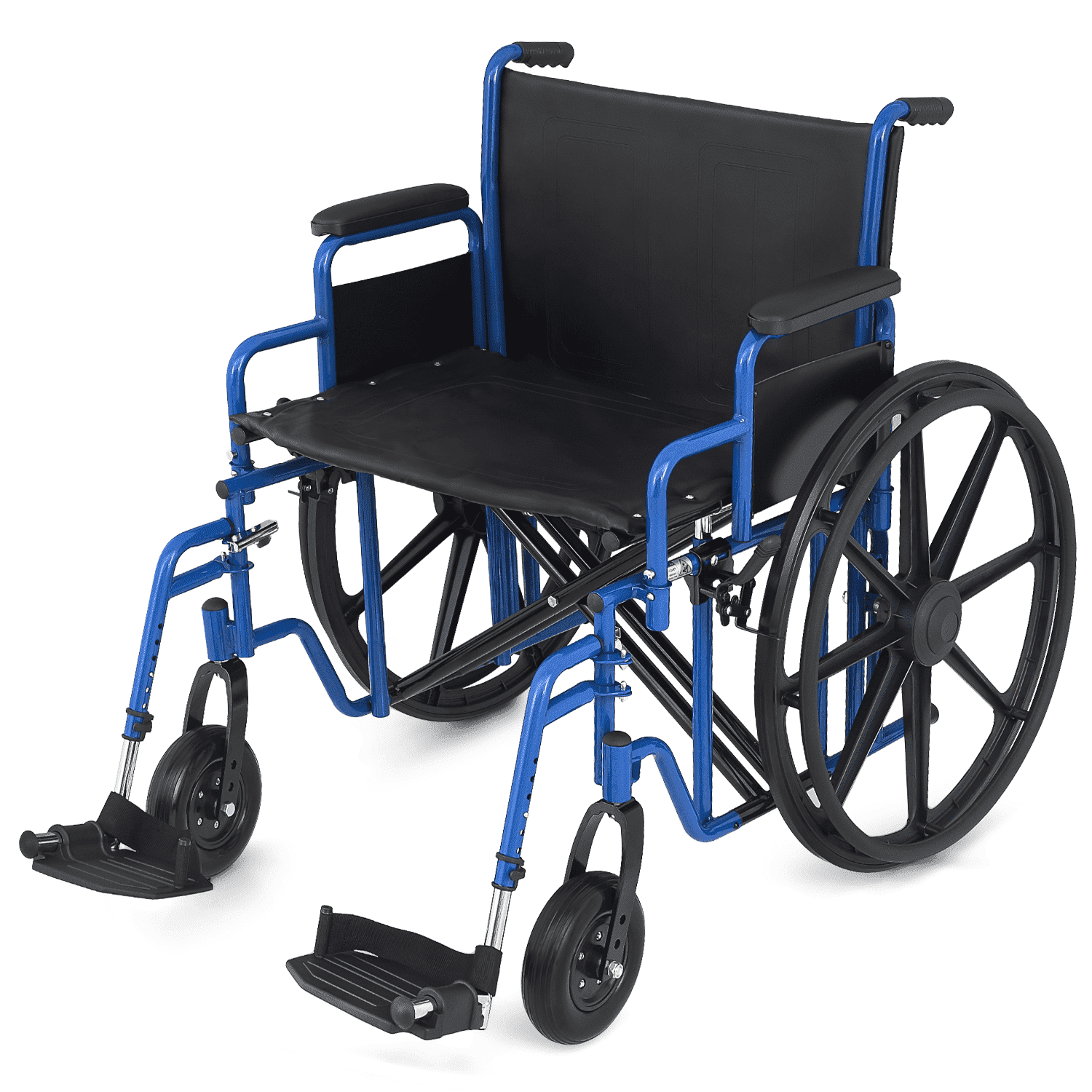 Magshion *FDA APPROVED* Transport Wheelchair with Adjustable Swing-Away Footrests, Folding ...