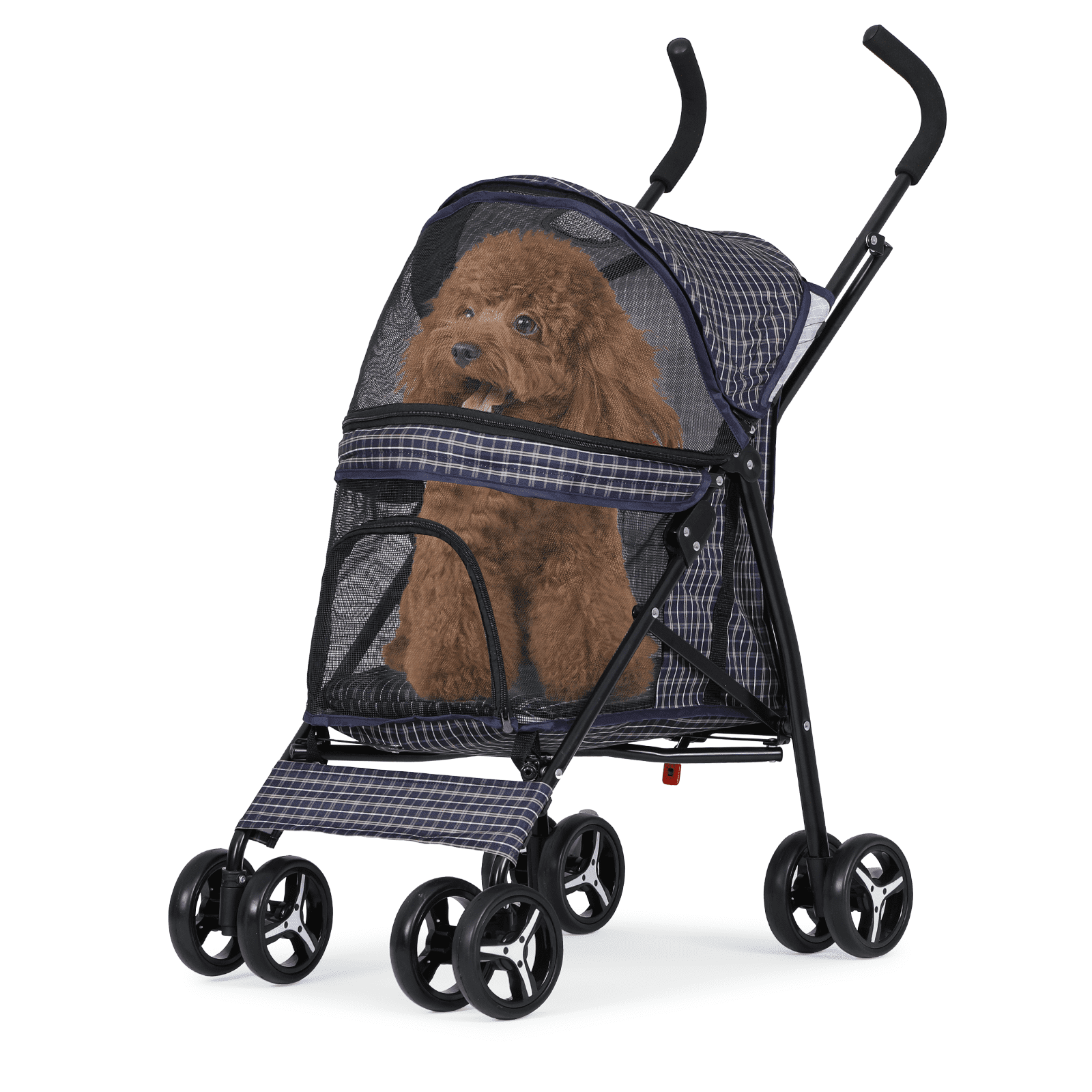 Magshion Foldable Lightweight Pet Trolley for Pet Cats & Dogs, 4 Wheel ...
