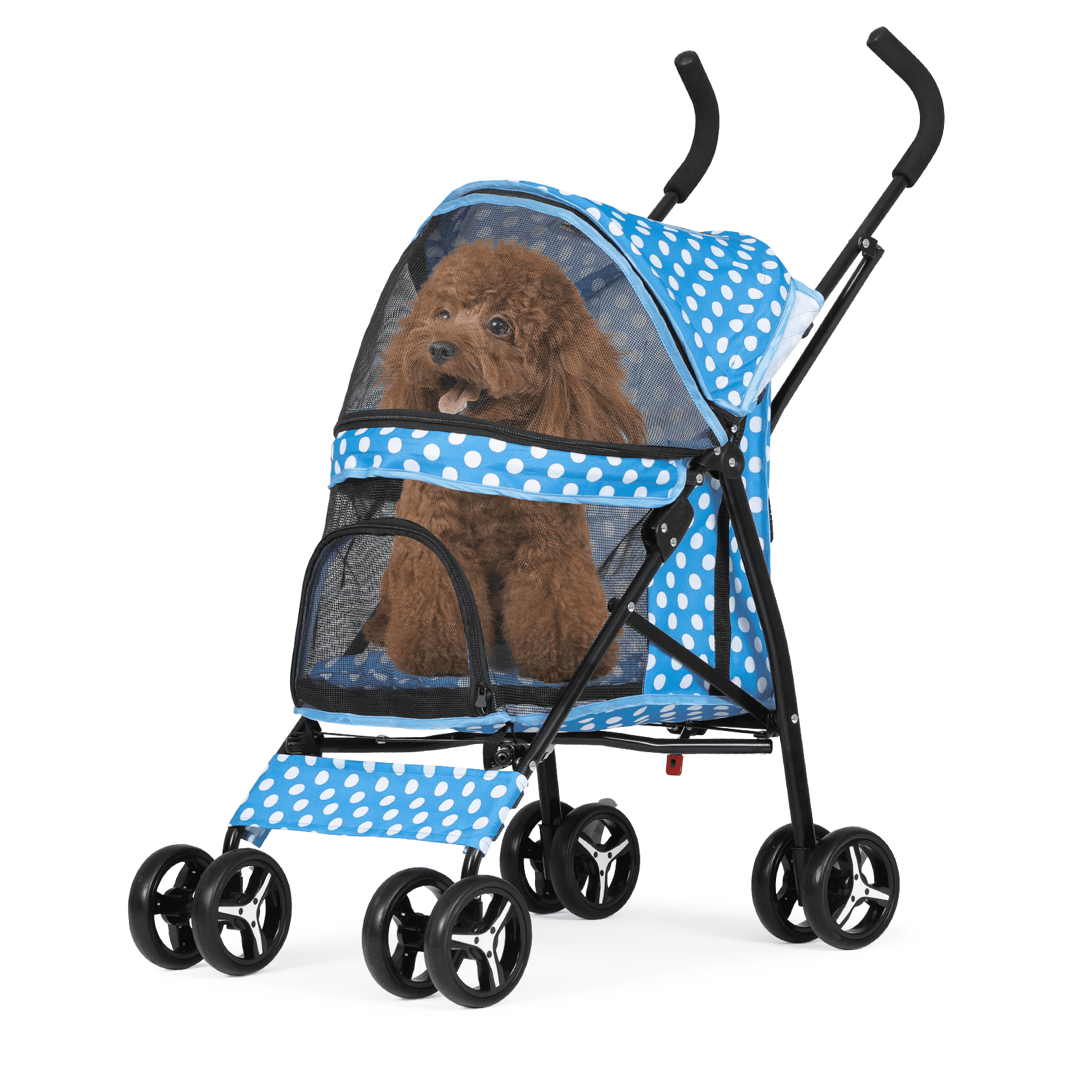 Magshion Foldable Lightweight Pet Trolley for Pet Cats & Dogs, 4 Wheel ...