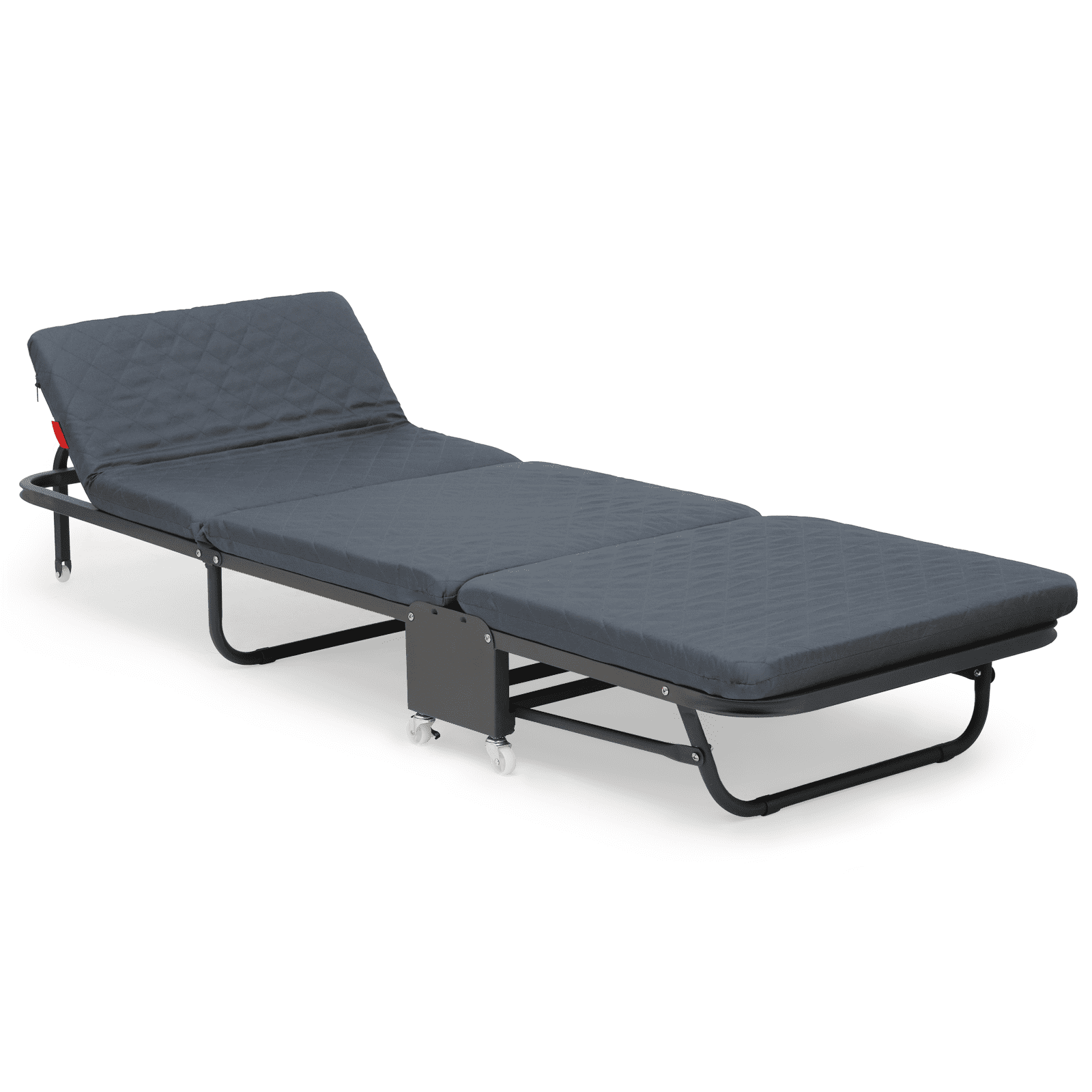 Magshion Folding Bed with Wheels, Foldable Rollaway Bed with Foam ...
