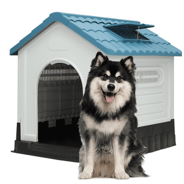 Zooba 36" Large Dog House, Dog House for Large Dog Indoor or Outside ...