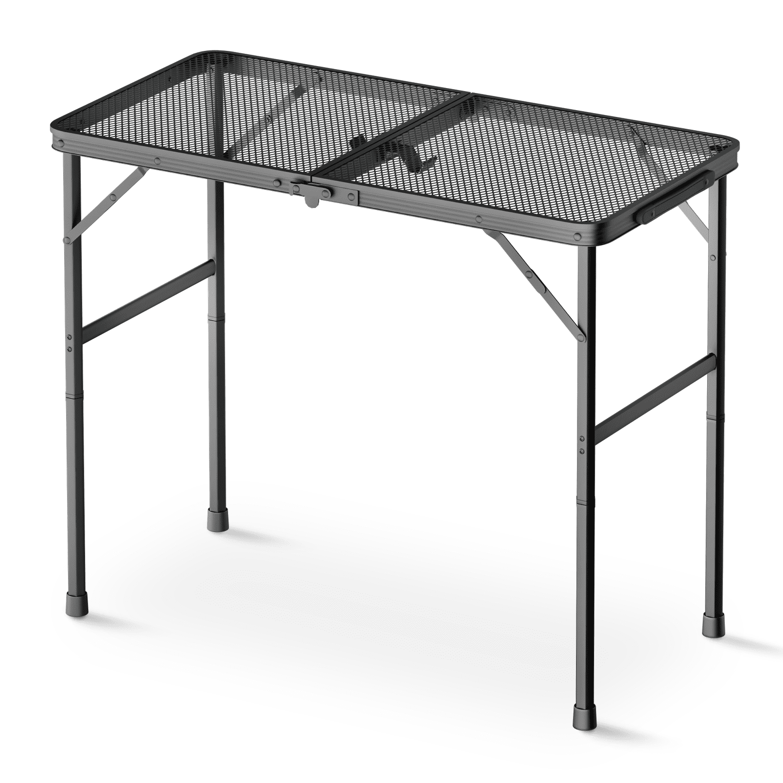 Magshion Folding Portable Grill Table Card Table, Aluminum Grill Stand ...