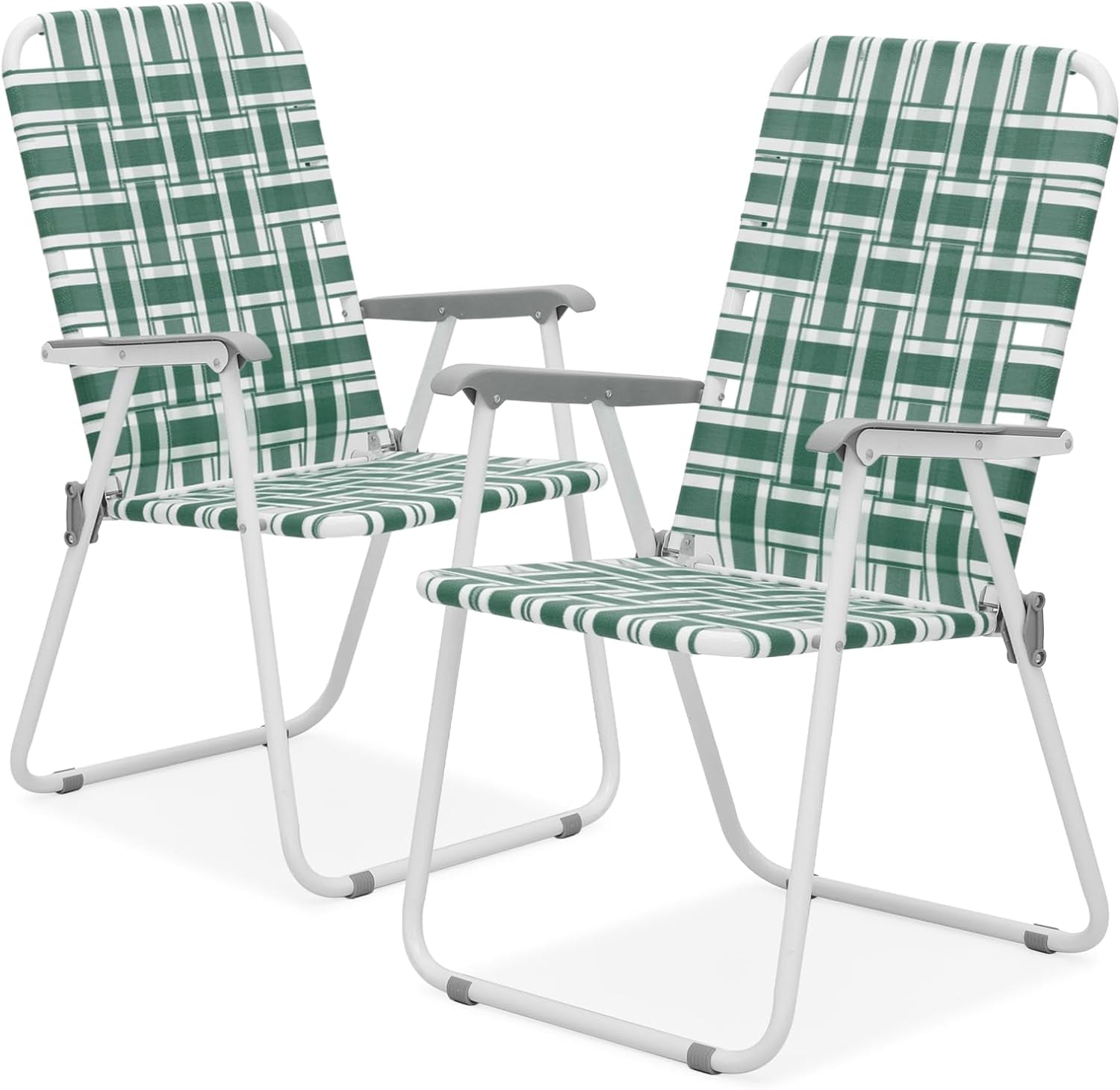 Magshion Folding Webbed Chairs for Camping, Sports and Beach, Outdoor ...