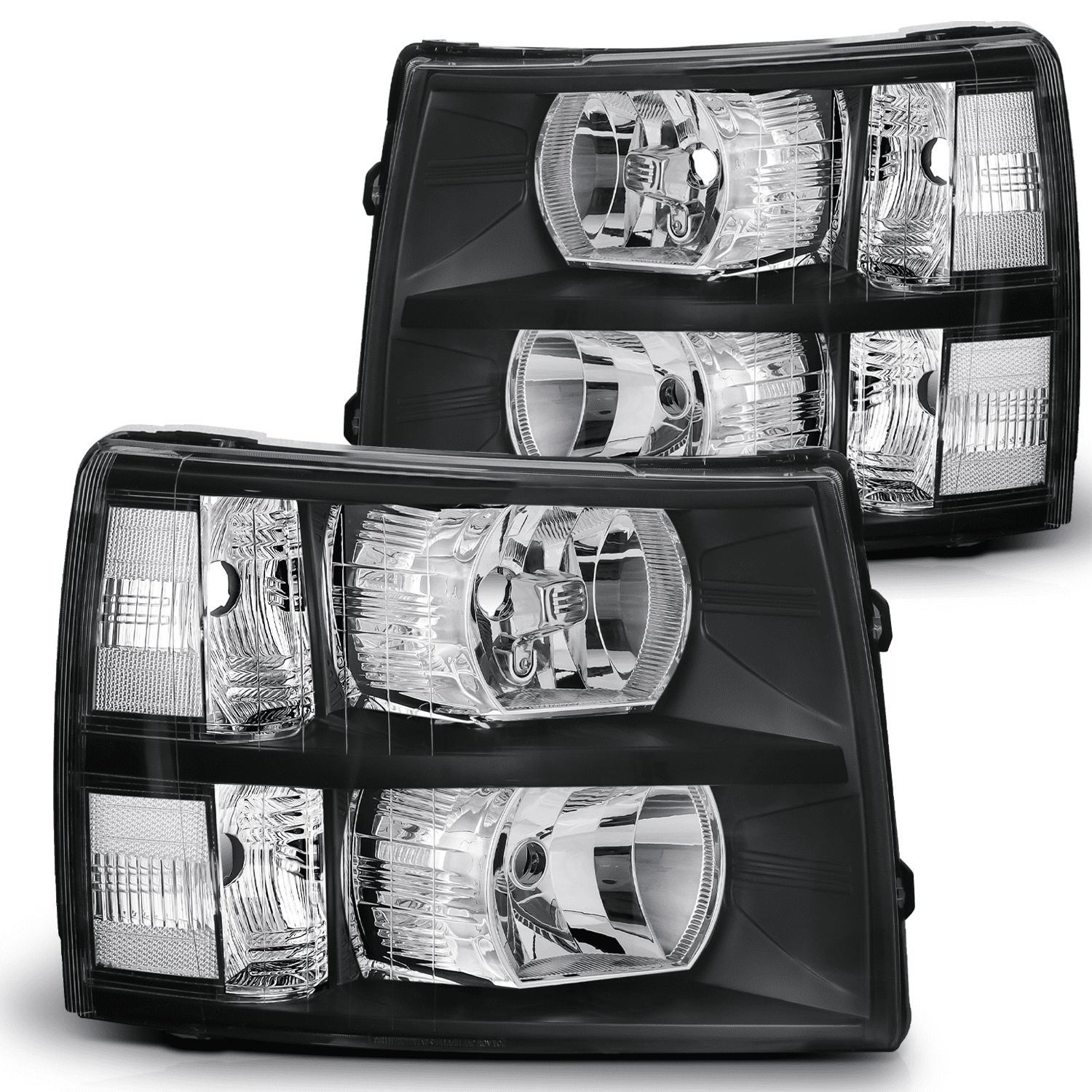 Magshion Headlight Assembly for 2007-2014 Chevy Silverado 1500, 2500 ...