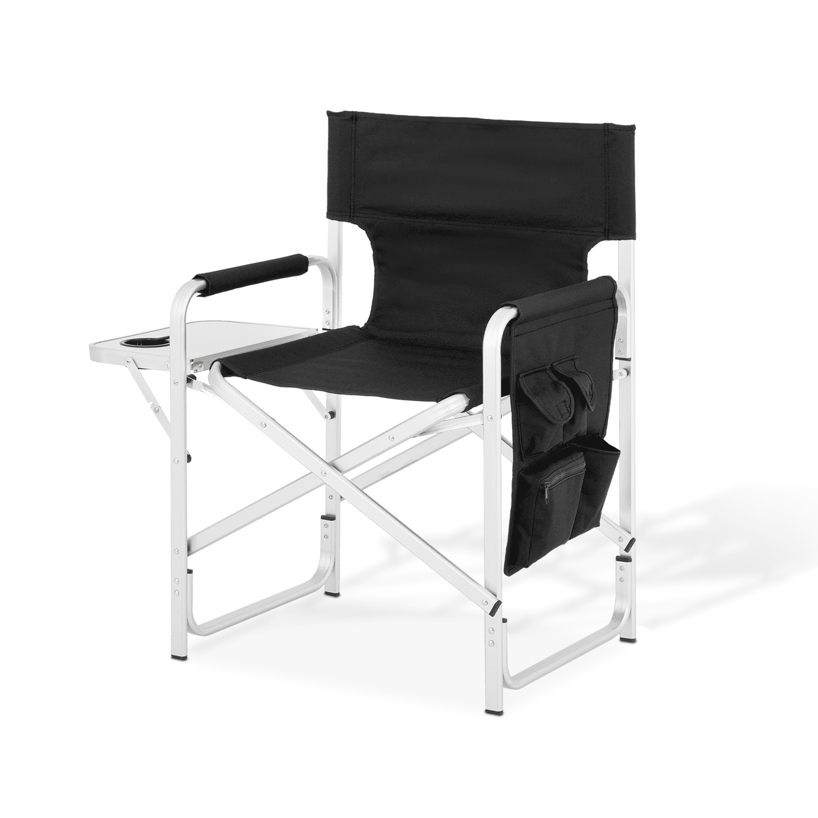 Magshion Heavy Duty Folding Camping Director Chair w/Table & Storage ...