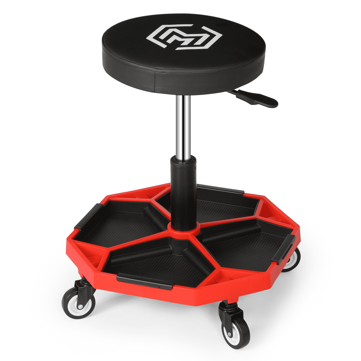 Magshion Heavy-Duty Mechanic's Roller Seat Adjustable Height Rolling ...