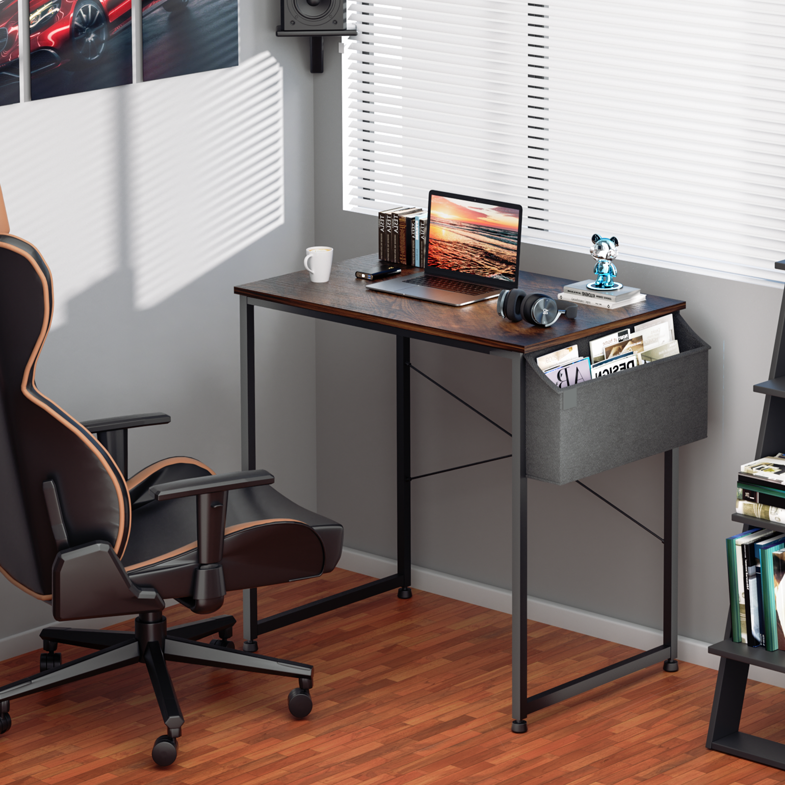 Magshion Home Office Gaming Desk, 32" Computer Writing Study Table with ...