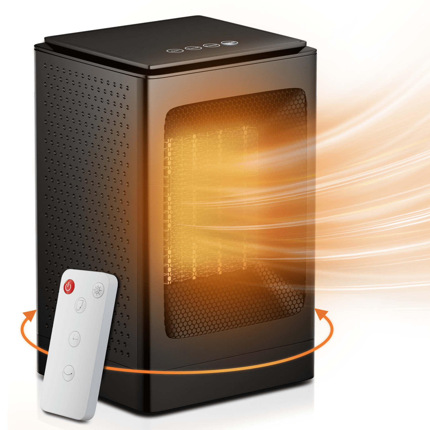 Magshion Portable Electric Space Heater, 1500W, LCD Display, Timer ...