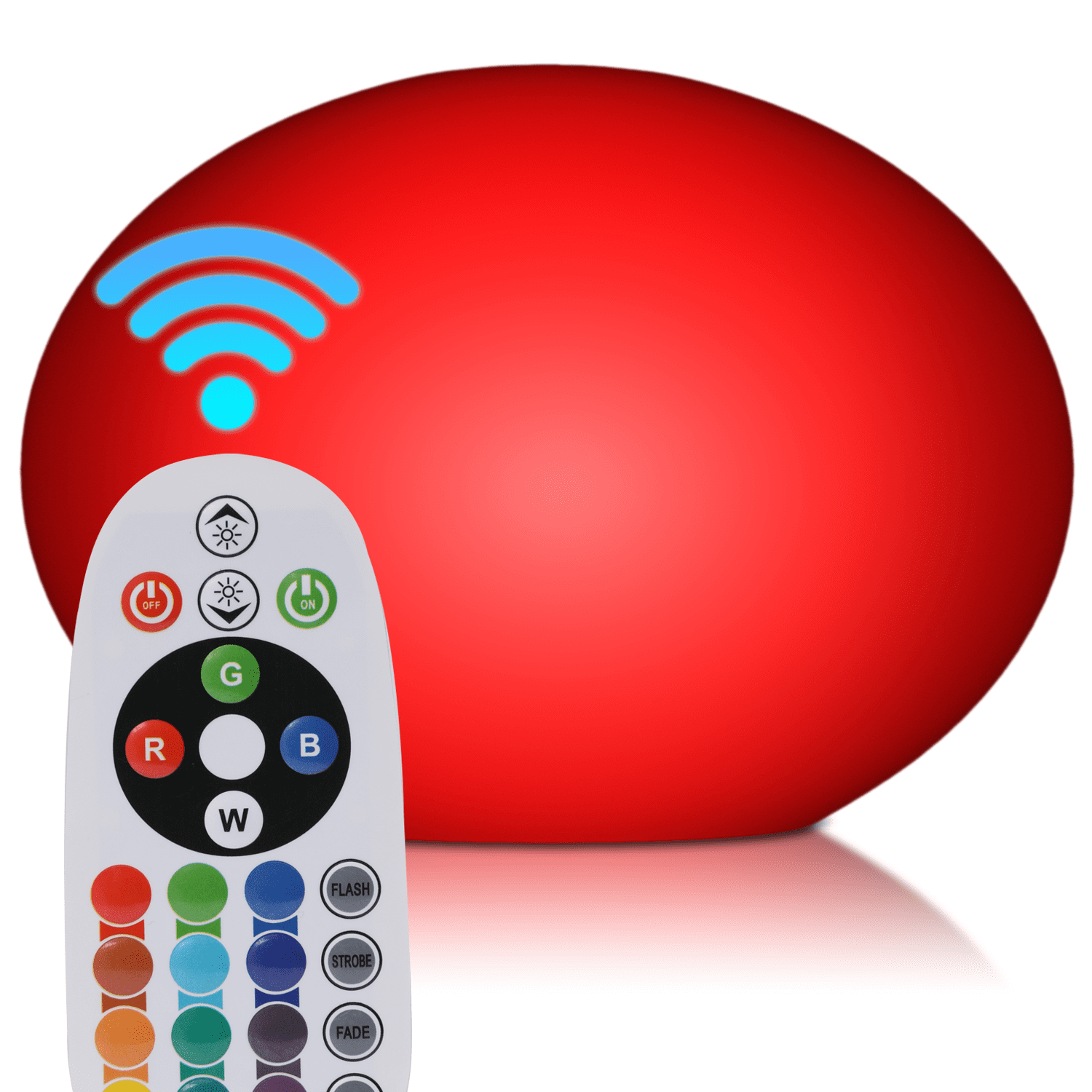 Magshion LED Cordless Egg Mood Lighting, RGB 16 Color Changing Night ...