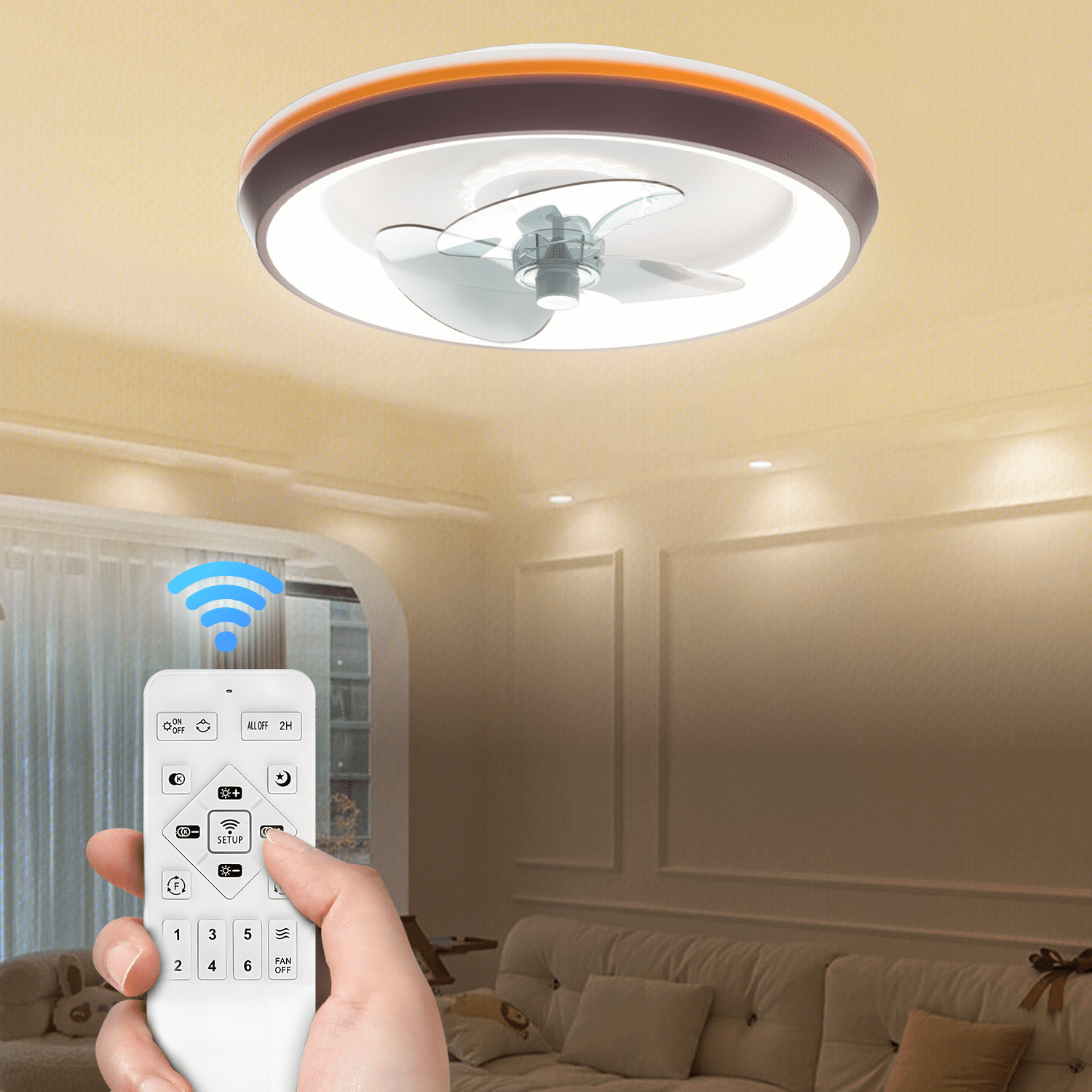 Disney Princess Ceiling Fan Light | Shelly Lighting