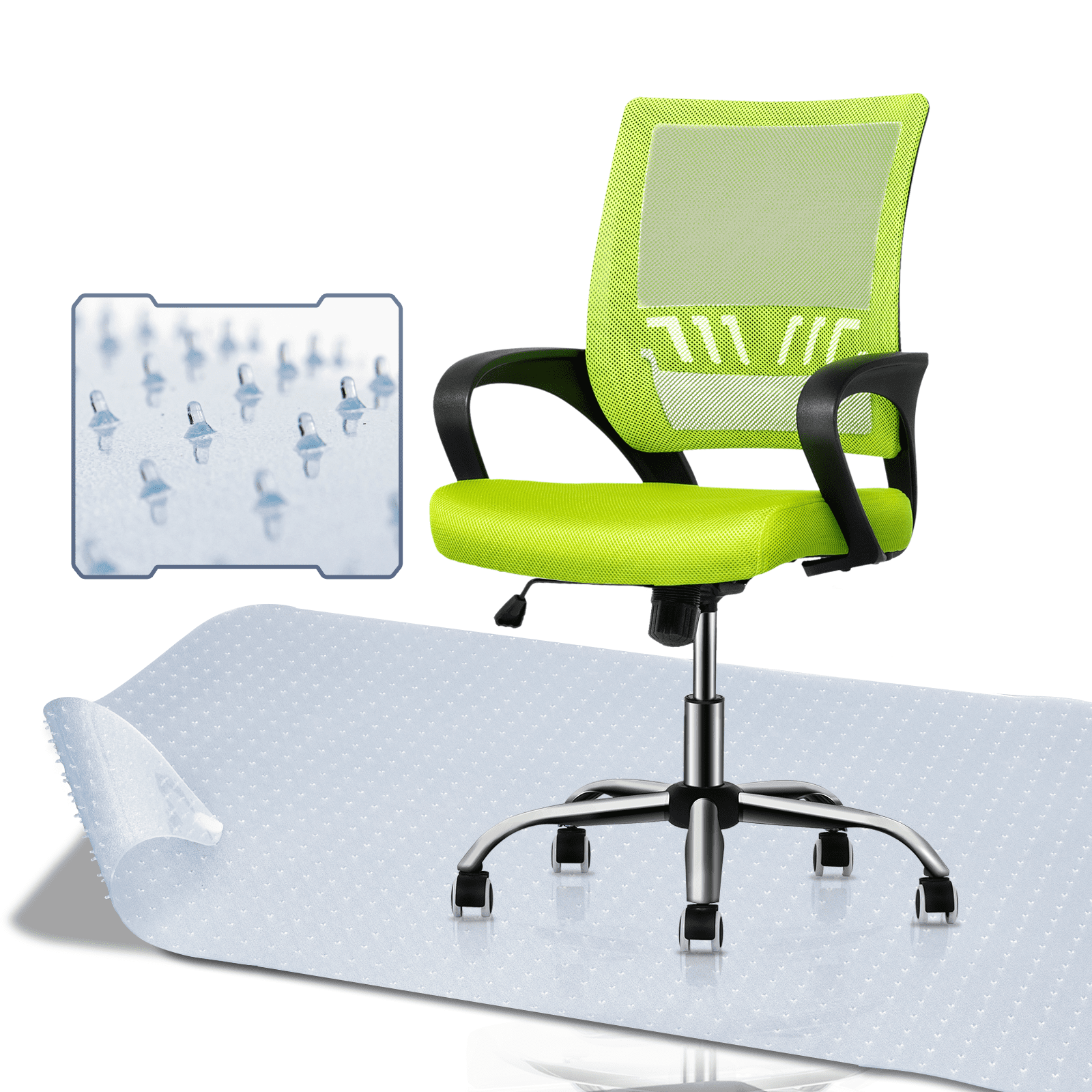 Magshion Comfortable Desk Chair, Ergonomic Mesh Mid Back, Swivel ...