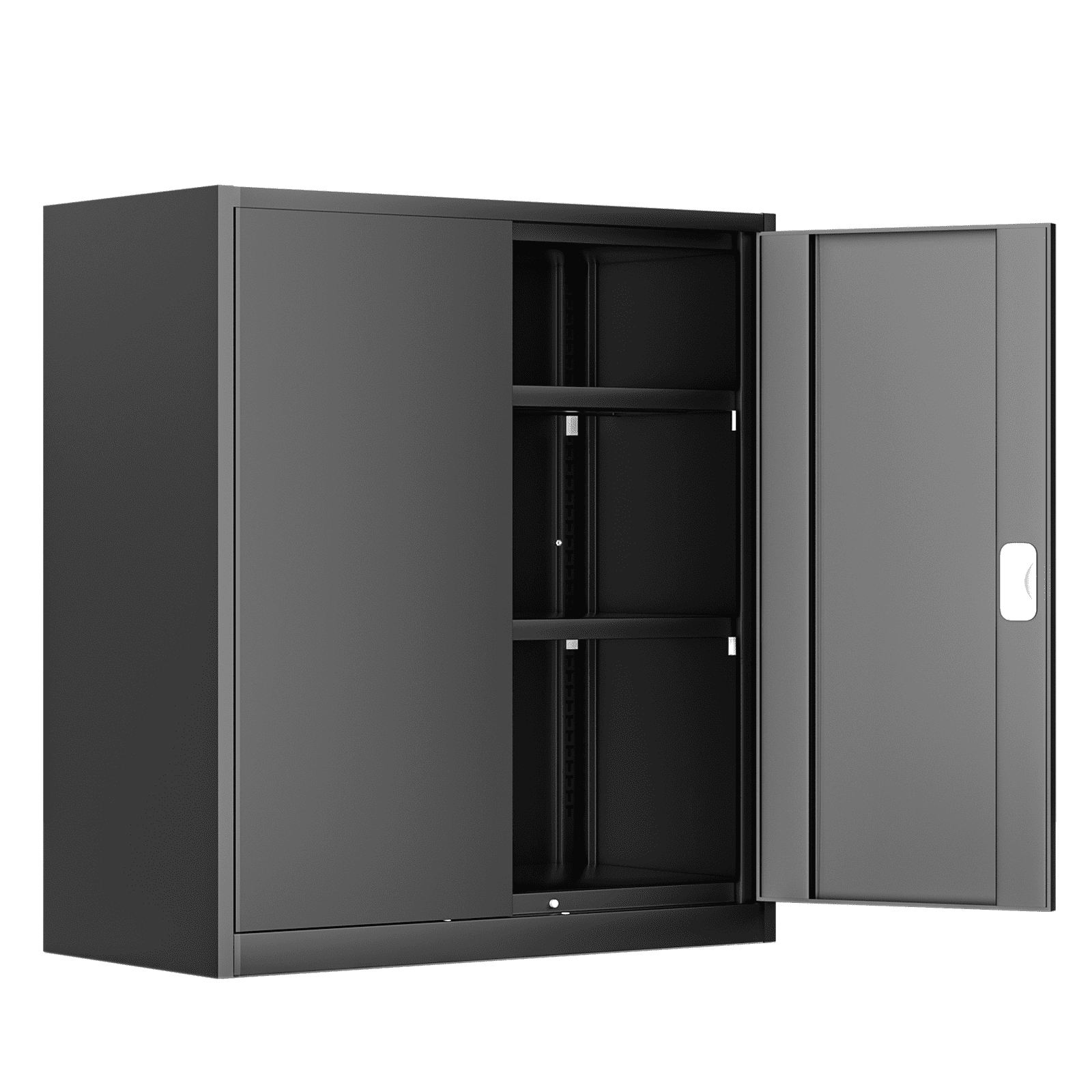 Magshion Metal Cabinet, 36" Tool Steel Locking Cabinet with Doors ...