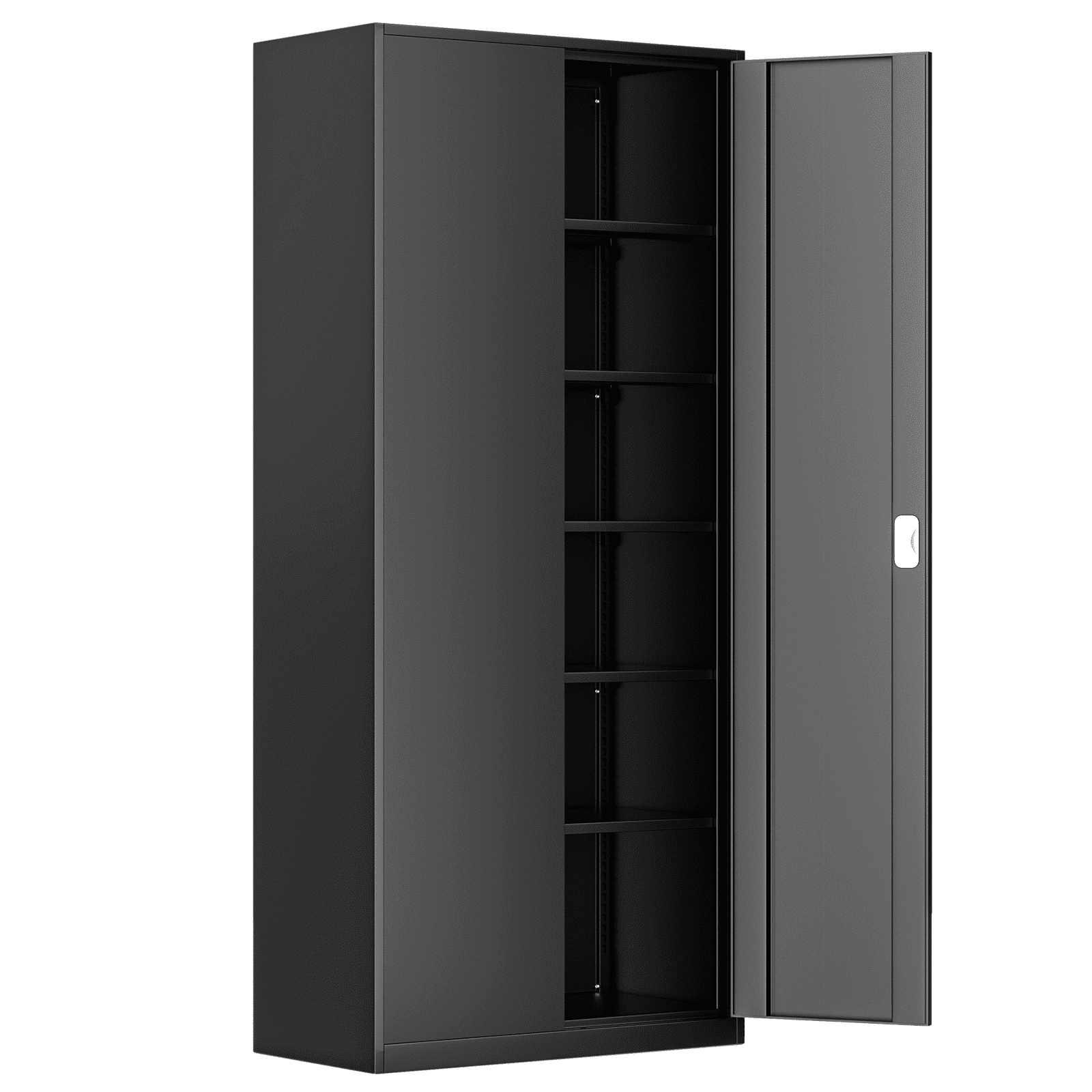 Magshion Metal Storage Cabinet with Locking Door, 71" Garage Storage ...