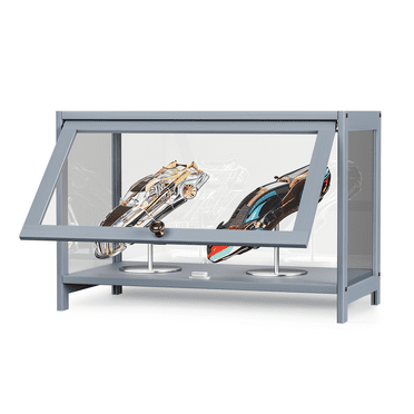 Magshion Modern 68" 5-Tier Transparent Display Cabinet with Acrylic ...