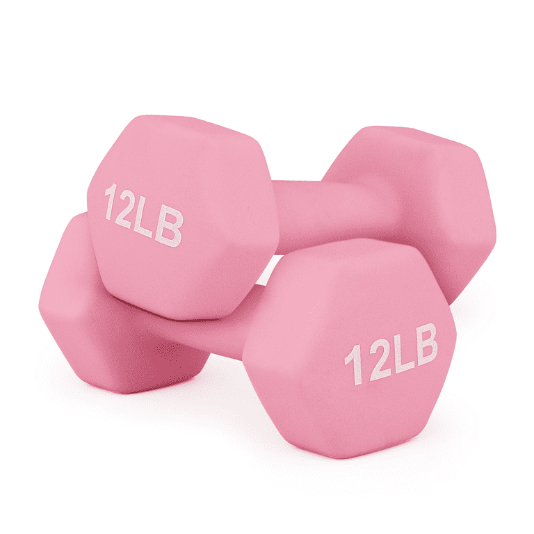 Pink dumbbells store
