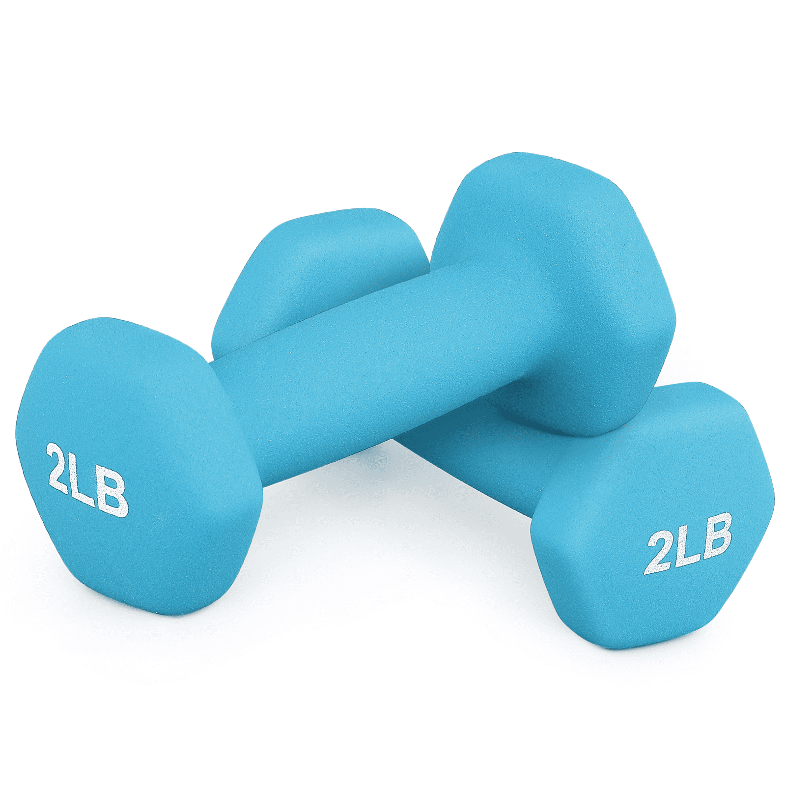 Magshion Neoprene Coated Dumbbell Hand Weights 2 lbs, Set of 2 , Anti ...