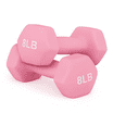 Magshion Neoprene Coated Dumbbell Hand Weights, 15 lb Pair, Anti-Roll ...