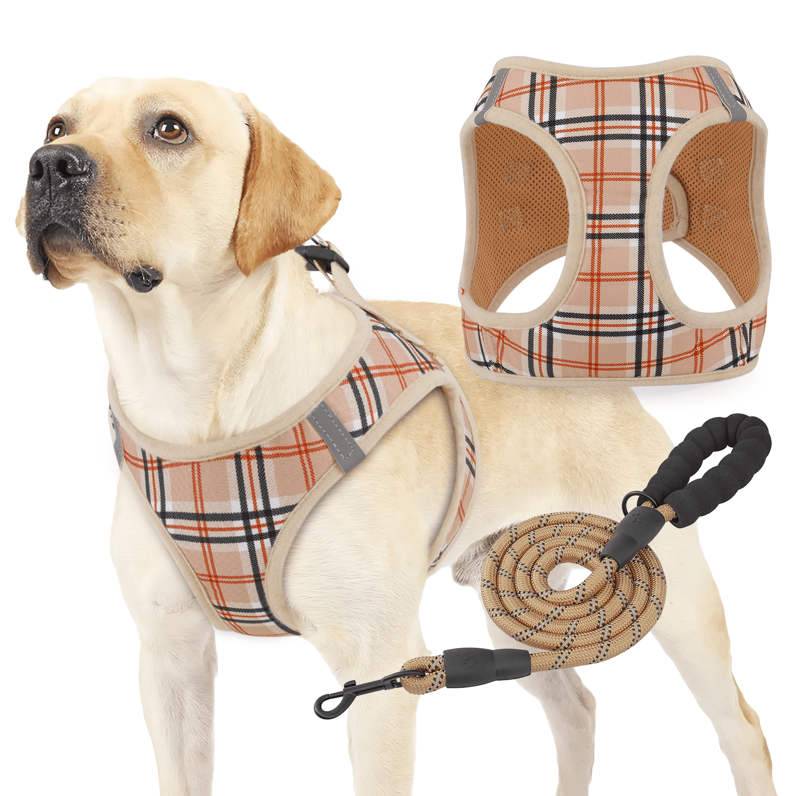 Magshion No Pull Dog Harness with Leash, No Choke Reflective Pet Vest ...