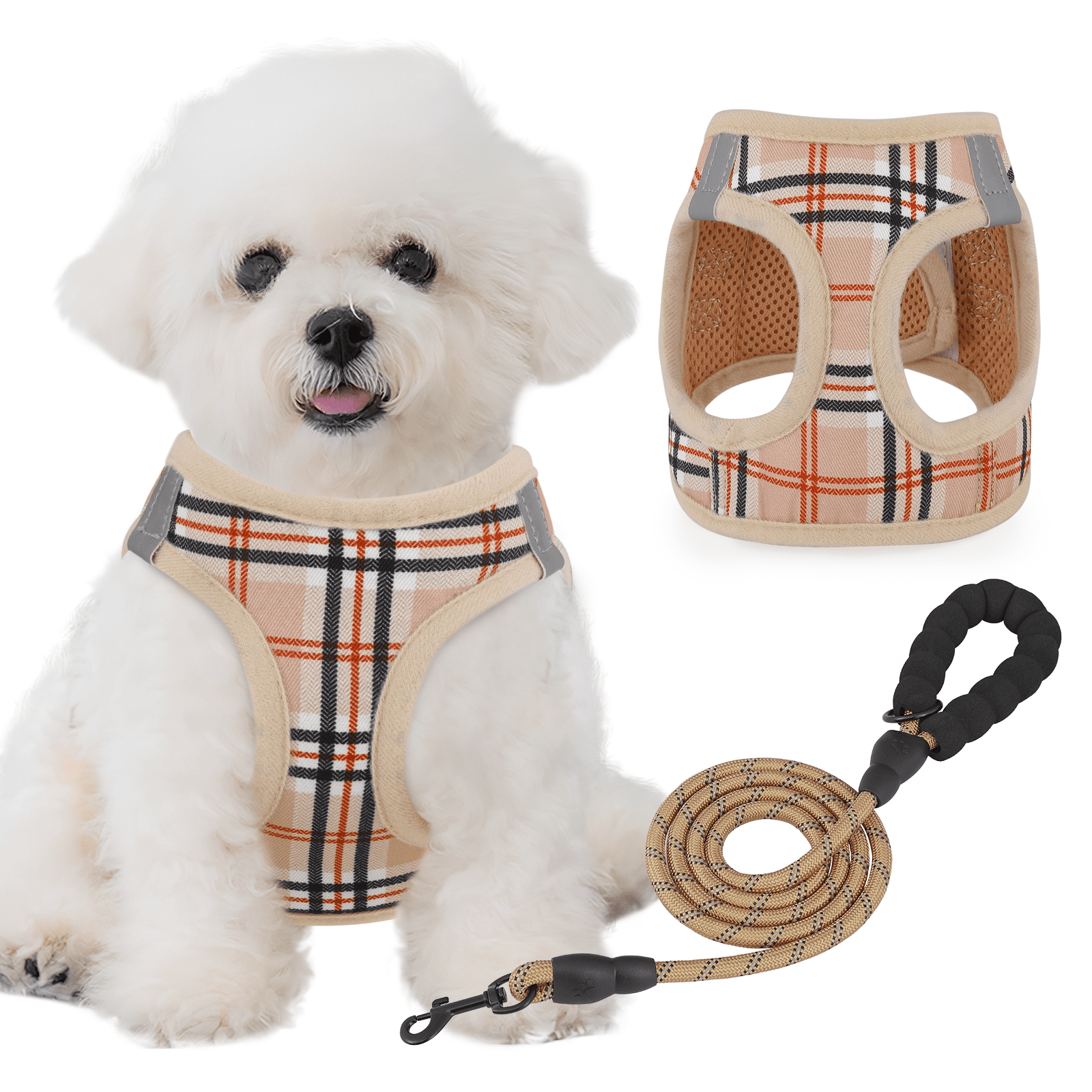 Magshion No Pull Dog Harness with Leash, No Choke Reflective Pet Vest ...